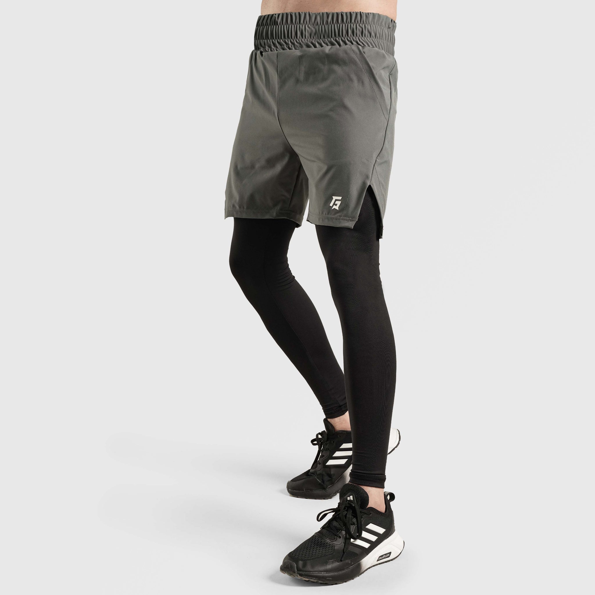 Ray Shorts 2.0 (Grey) for Gym Workout | Fitness Apparel Pakistan ...