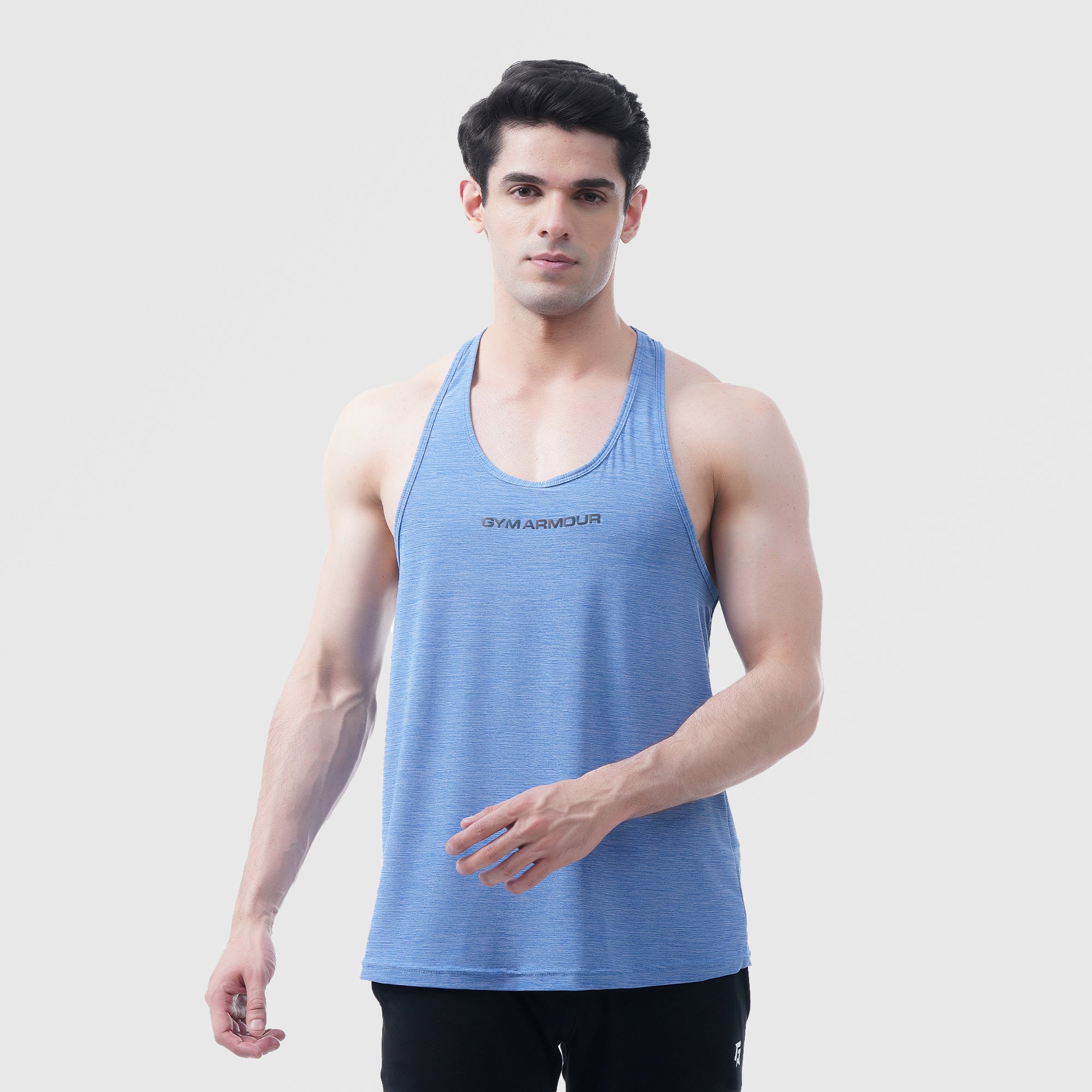 Elite Grip Tank (Light Blue) for Gym Workout | Gym Wear in Pakistan ...