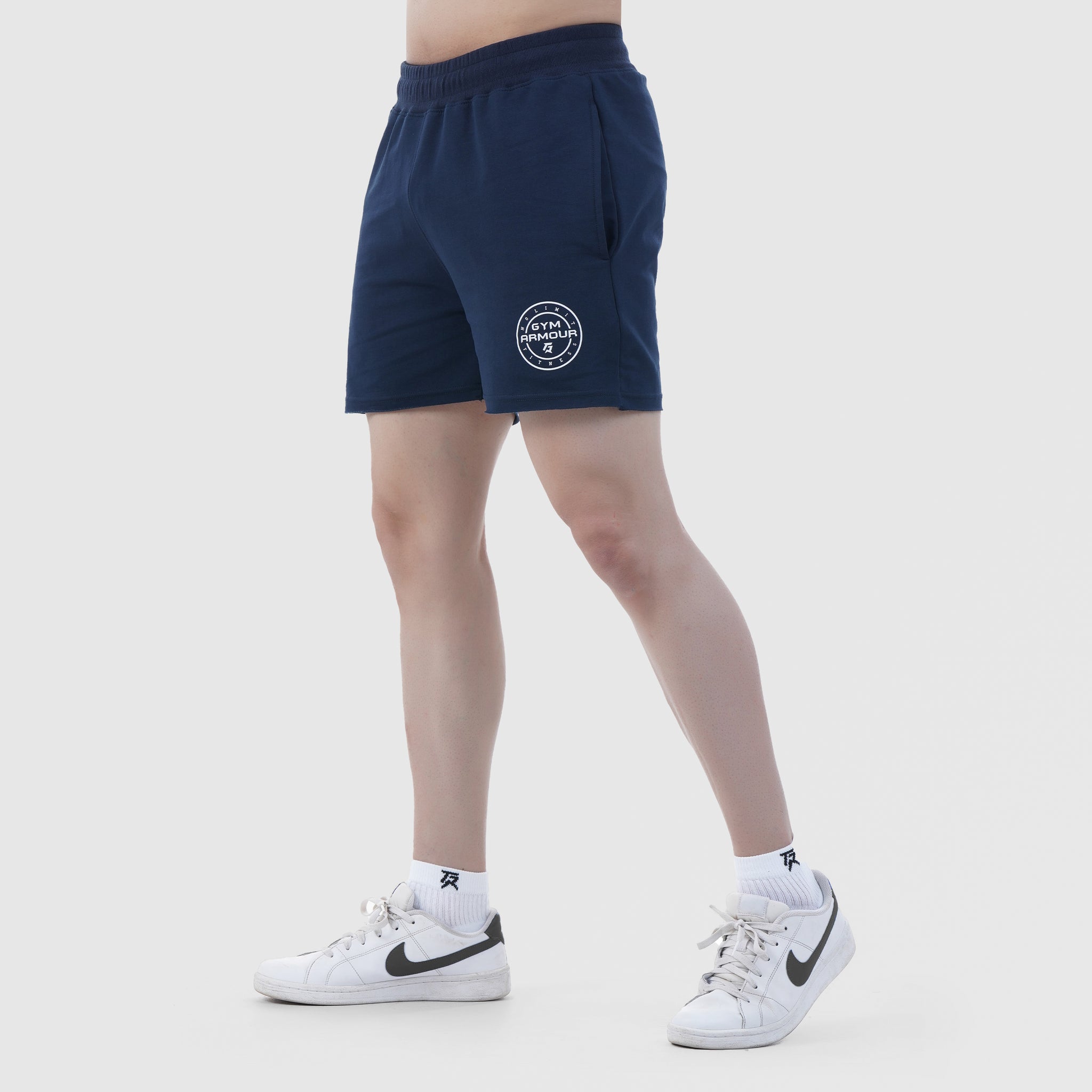 No Limit Shorts (Navy) for Gym Workout | Workout Clothes Pakistan ...