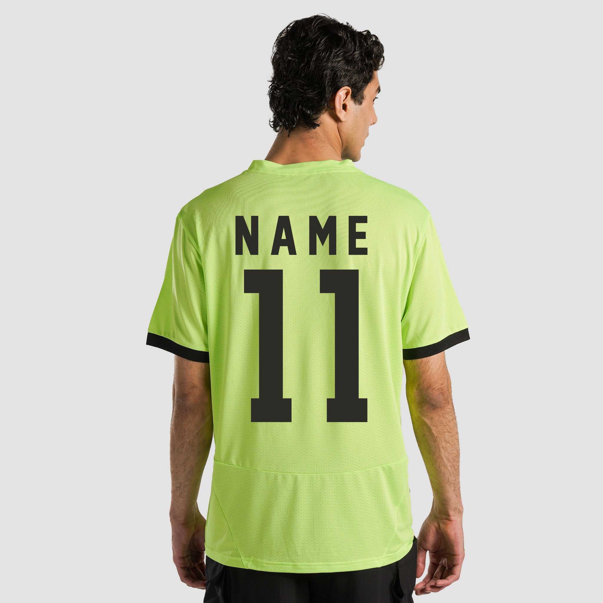 Impulse Customized Jersey (Neon Green) for Gym Workout | Gym Clothing ...