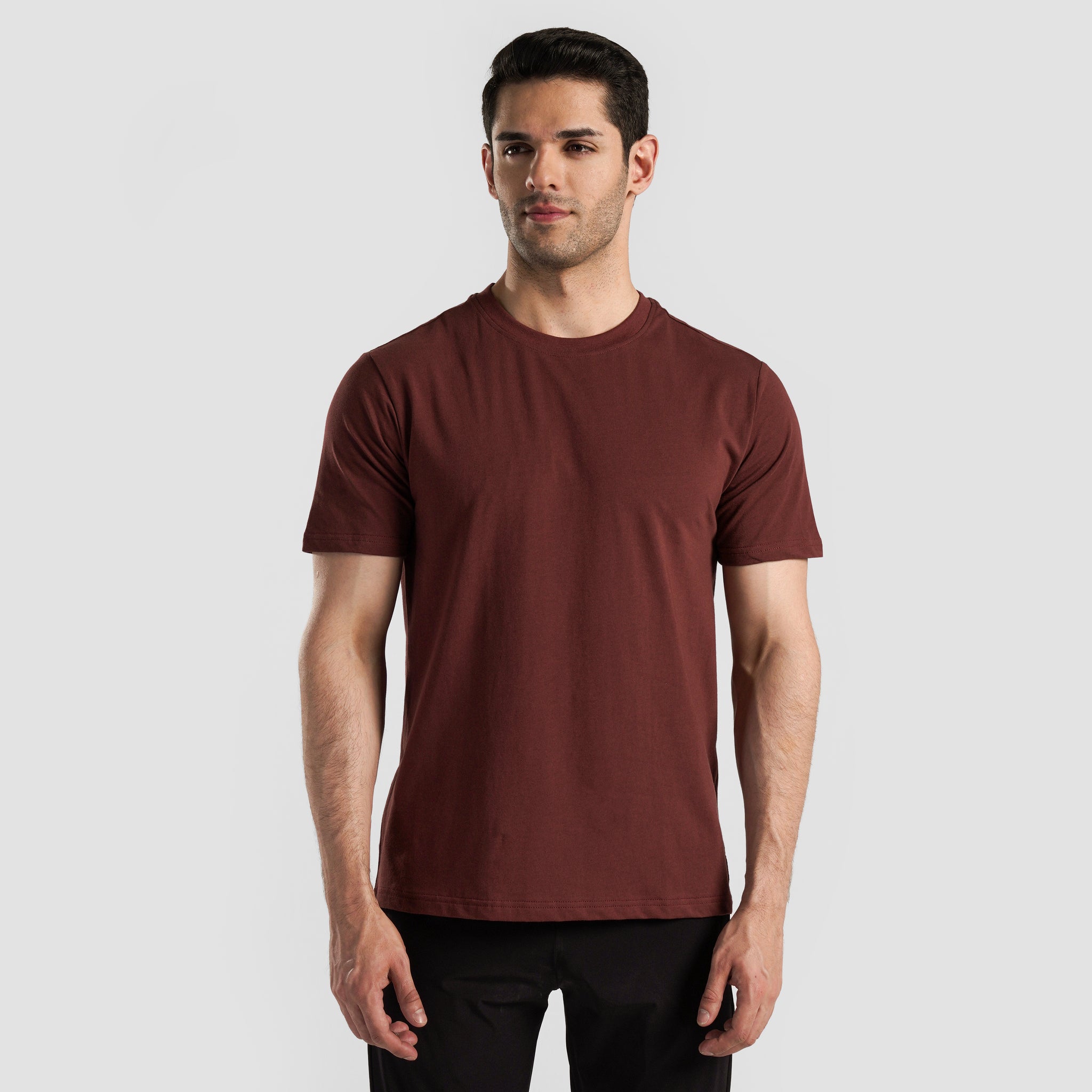 All-Day Wear Tee 2.0 (Burgundy) for Gym Workout | Gym Wear in Pakistan ...
