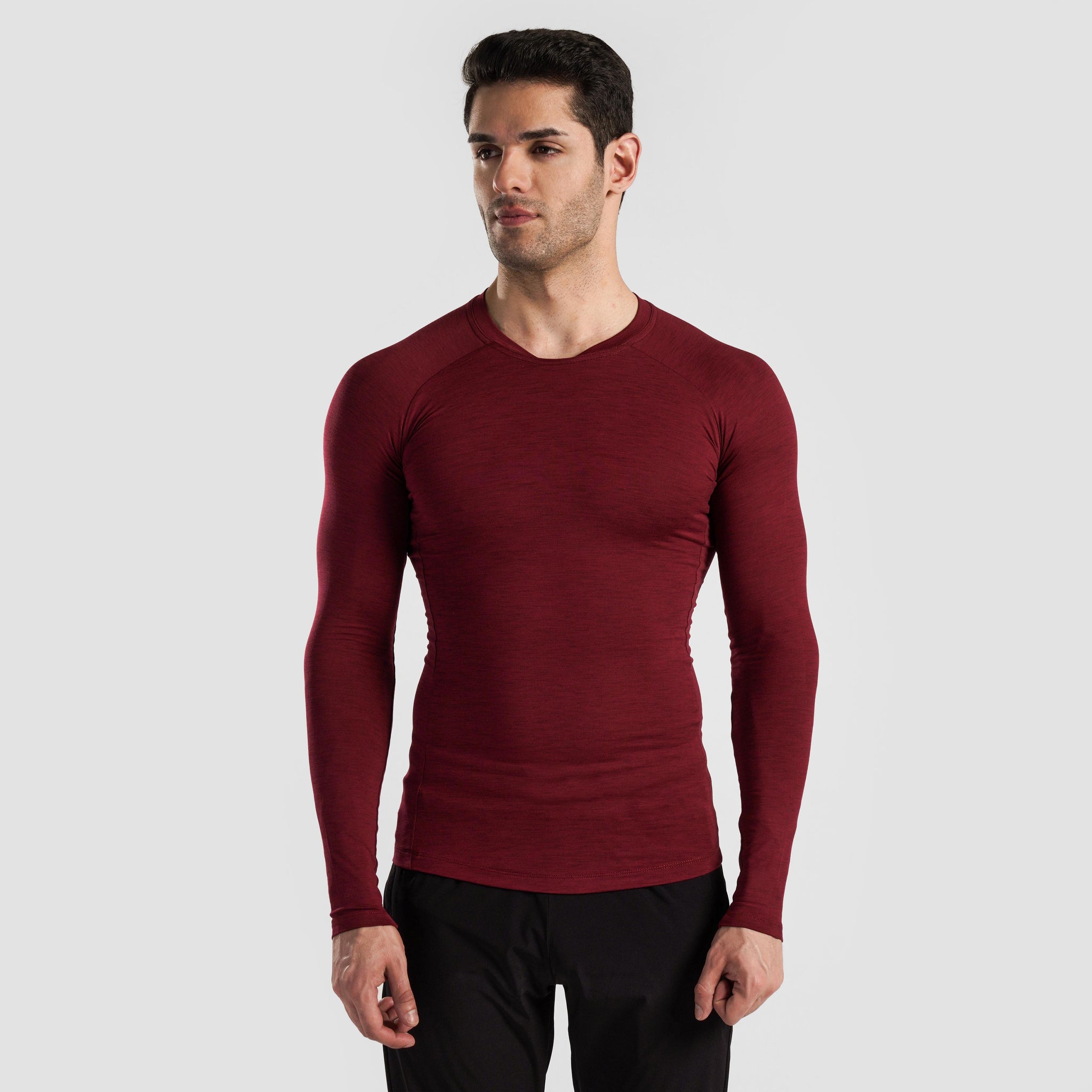 Ultimate Compression Long Sleeves (Maroon)