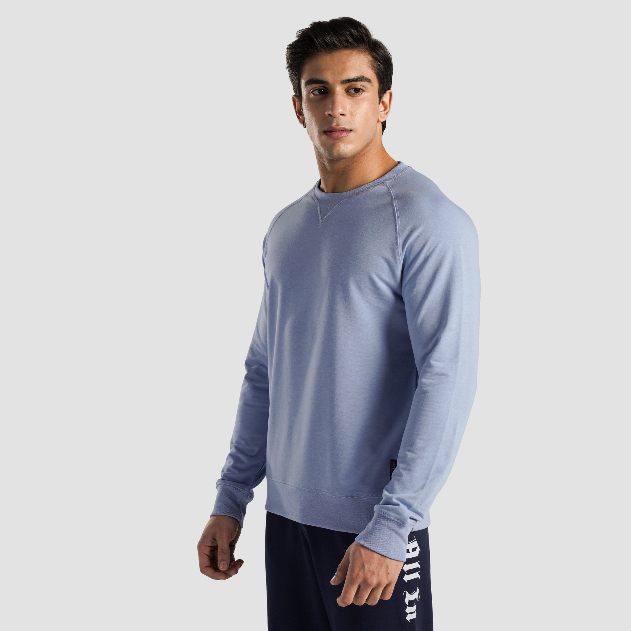 Zinc SweatShirt (Sky Blue) for Gym Workout | Workout Clothes Pakistan ...